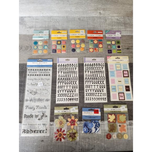 Colorbok | Office | Lot Scrapbooking Stickers Colorbok Epoxy 3d Bubble ...